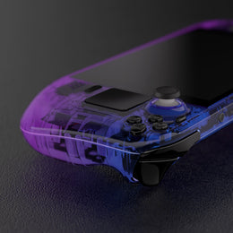 eXtremeRate Gradient Translucent Bluebell Faceplate Back Plate Shell ...