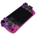 eXtremeRate Gradient Translucent Purple Rose Red Faceplate Back Plate ...