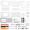 eXtremeRate Clear Replacement Full Housing Shell for Nintendo DS Lite ...