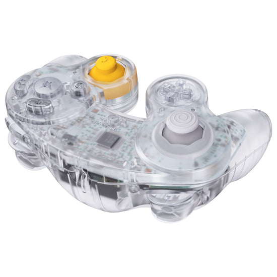 eXtremeRate Clear Faceplate Backplate for Nintendo Gamecube Controller ...