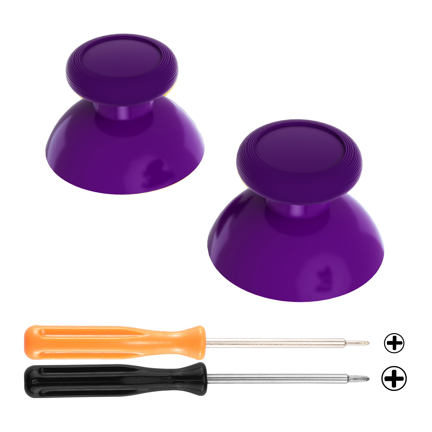 eXtremeRate Purple Replacement 3D Joystick Thumbsticks, Analog Thumb ...