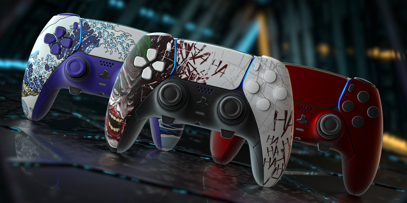 eXtremeRate Spider Armor Full Set Housing Shell with Buttons Touchpad ...
