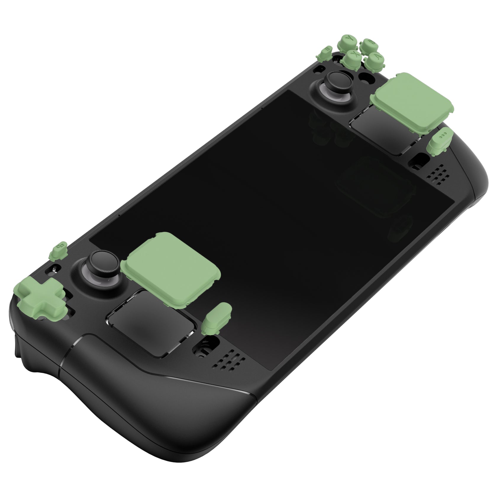 eXtremeRate Matcha Green Replacement Full Set Buttons for Steam Deck ...