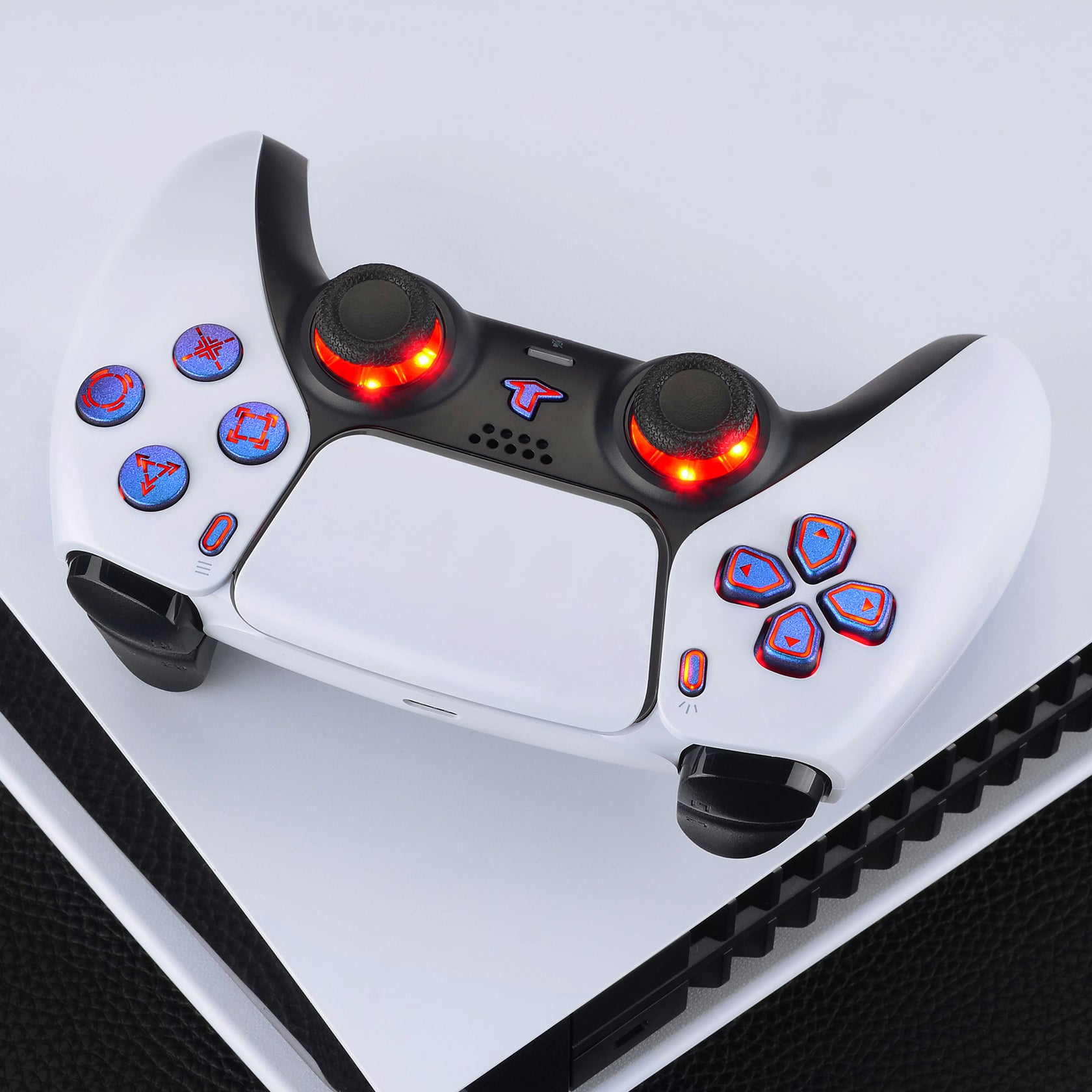 eXtremeRate 7 Colors 9 Modes Luminated Dpad Thumbsticks Share Home Face ...