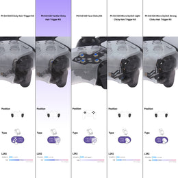 eXtremeRate Tactile Version Clicky Hair Trigger Kit for PS5 Controller ...