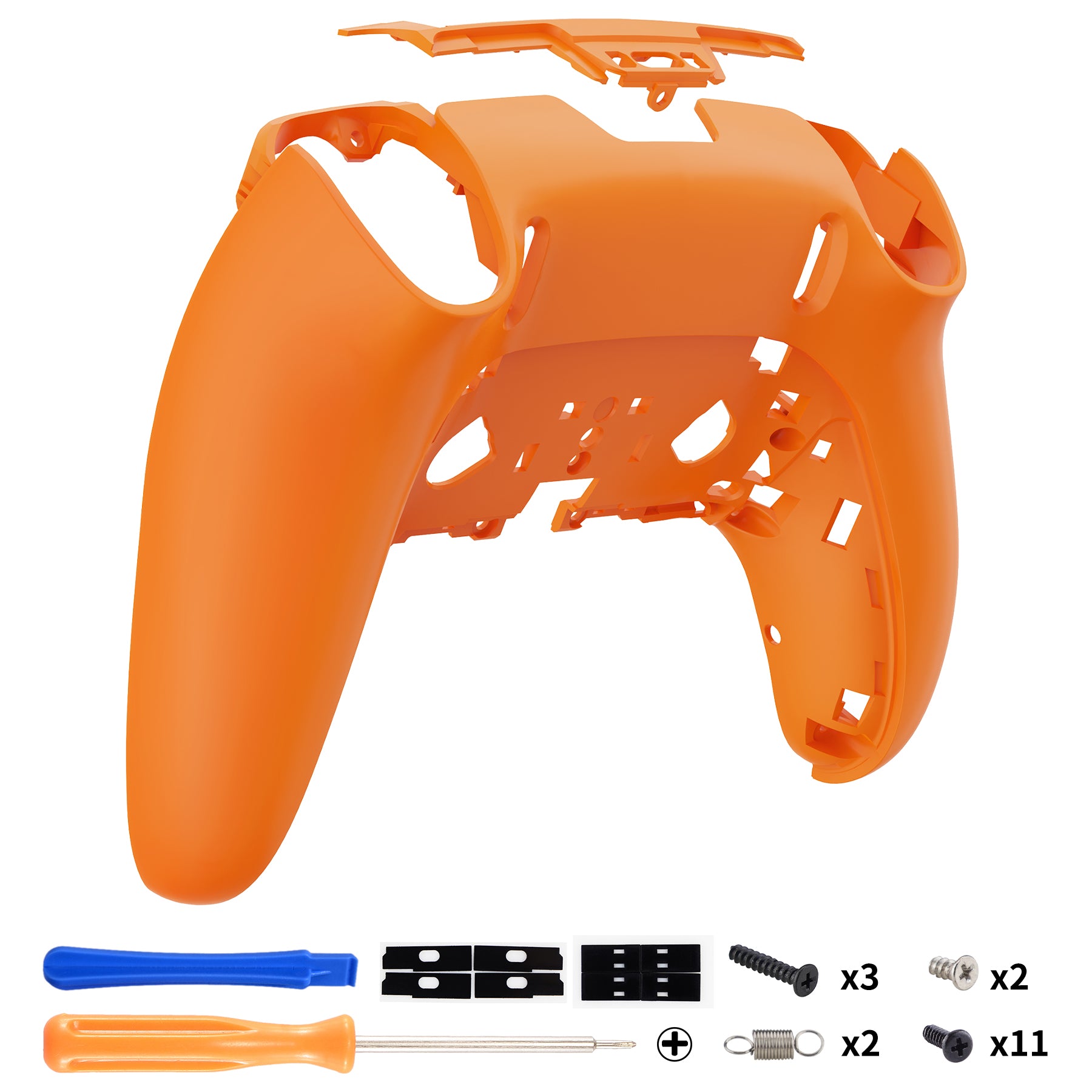 eXtremeRate Orange Custom Back Housing Bottom Shell Compatible with ps5 ...