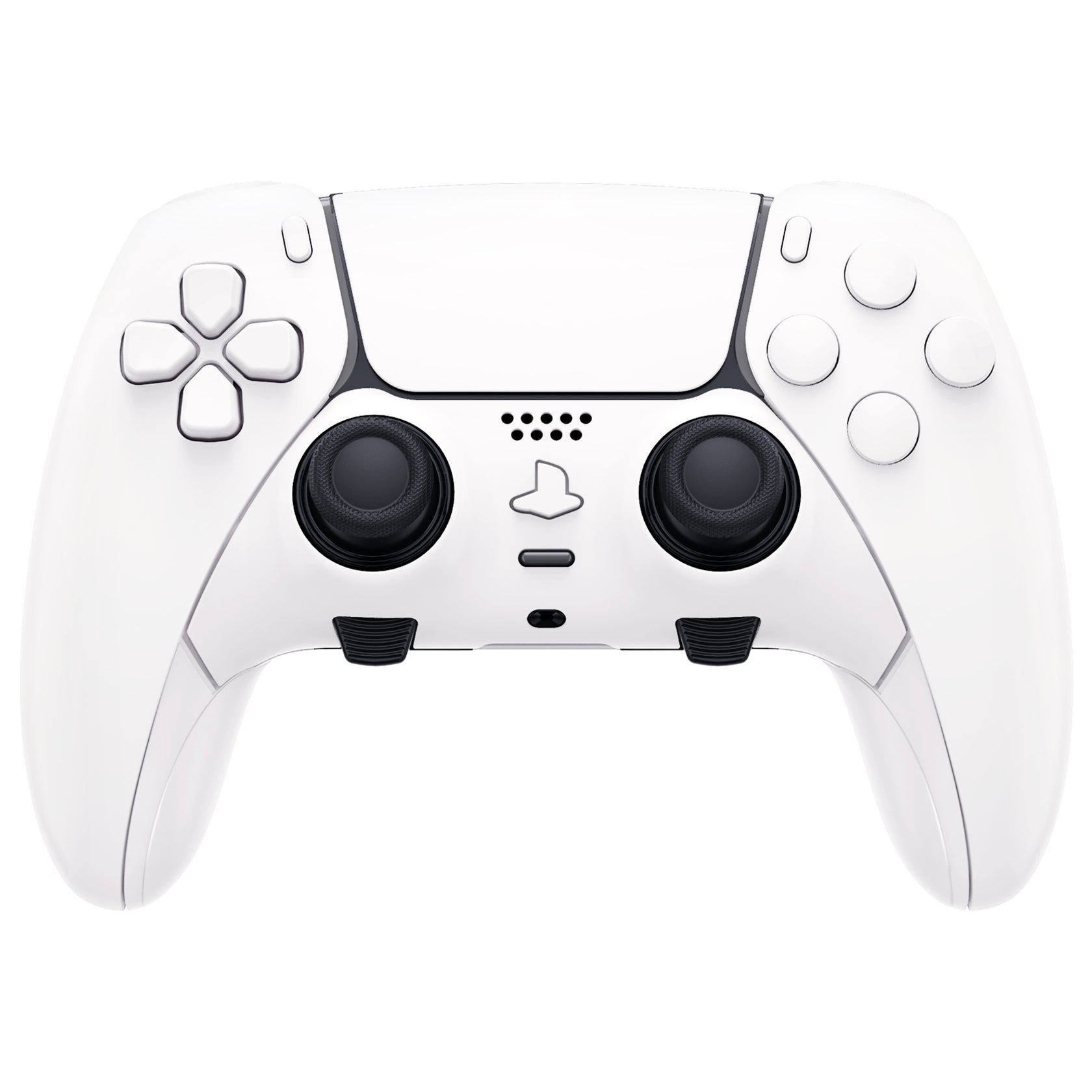 eXtremeRate White Full Set Housing Shell with Buttons Touchpad Cover ...