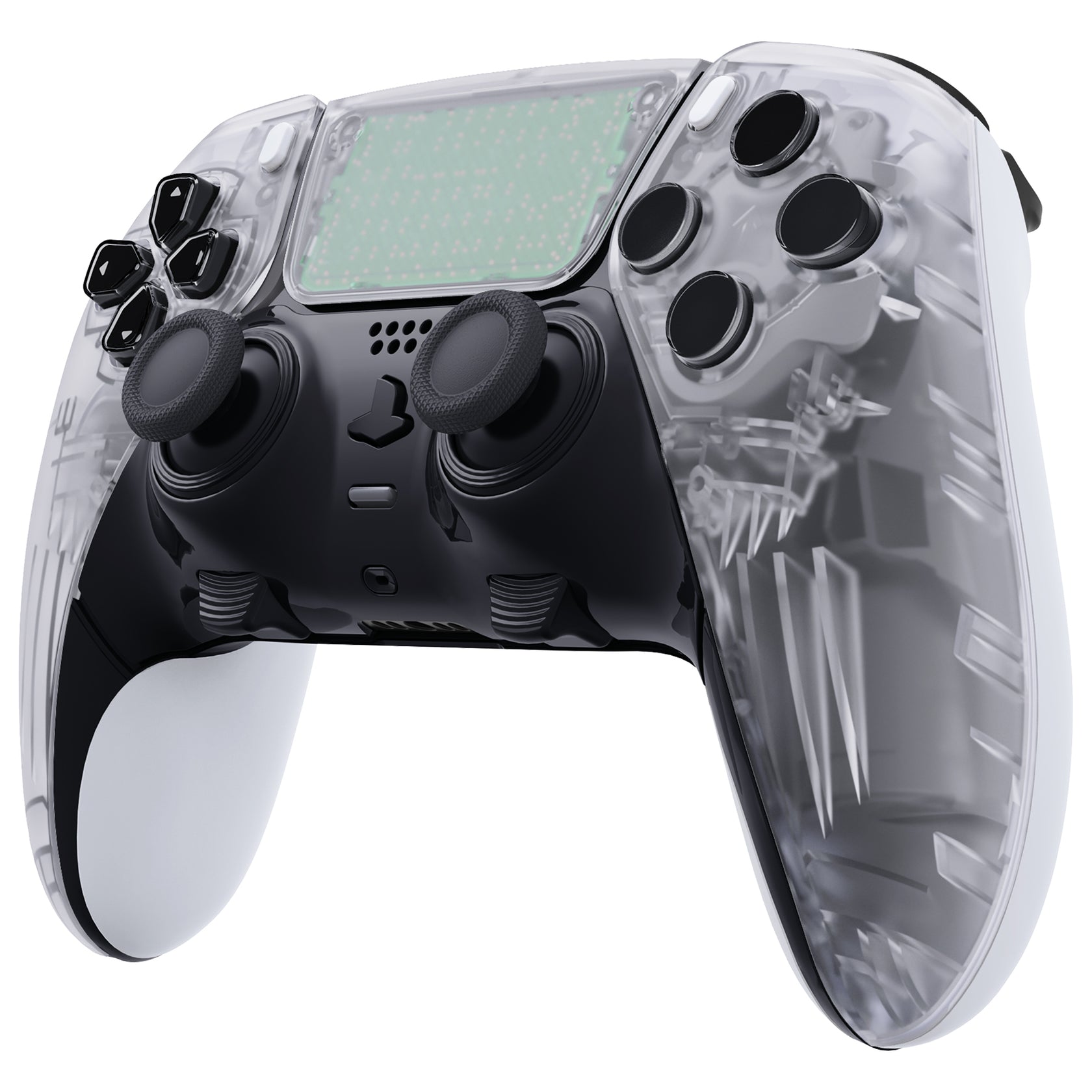 eXtremeRate Clear Left Right Front Housing Shell with Touchpad ...