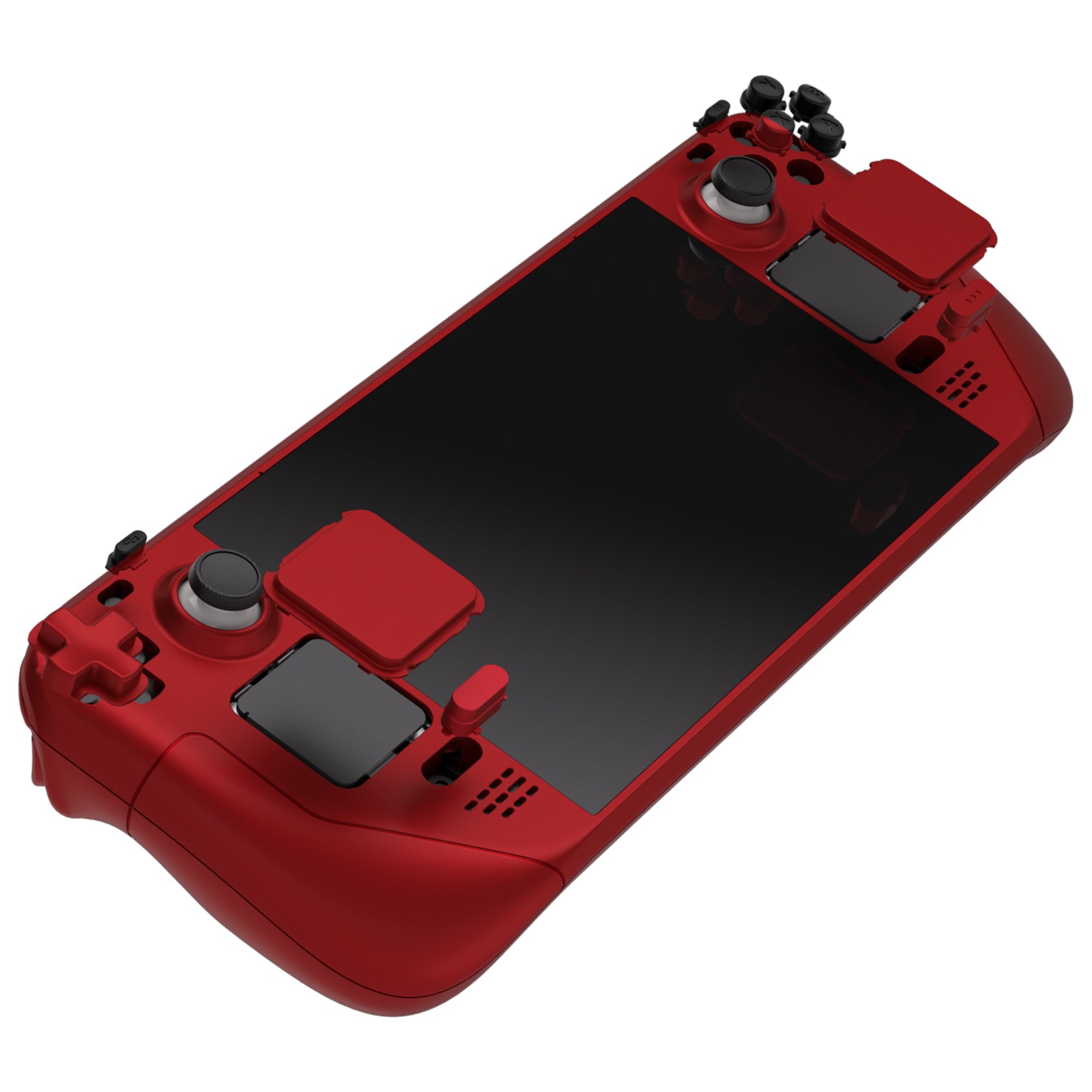 eXtremeRate Scarlet Red Custom Faceplate Back Plate Shell for Steam ...