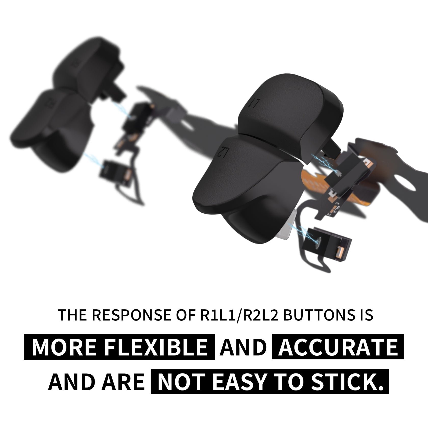 eXtremeRate Micro Switch - Strong Version Clicky Hair Trigger Kit for ...