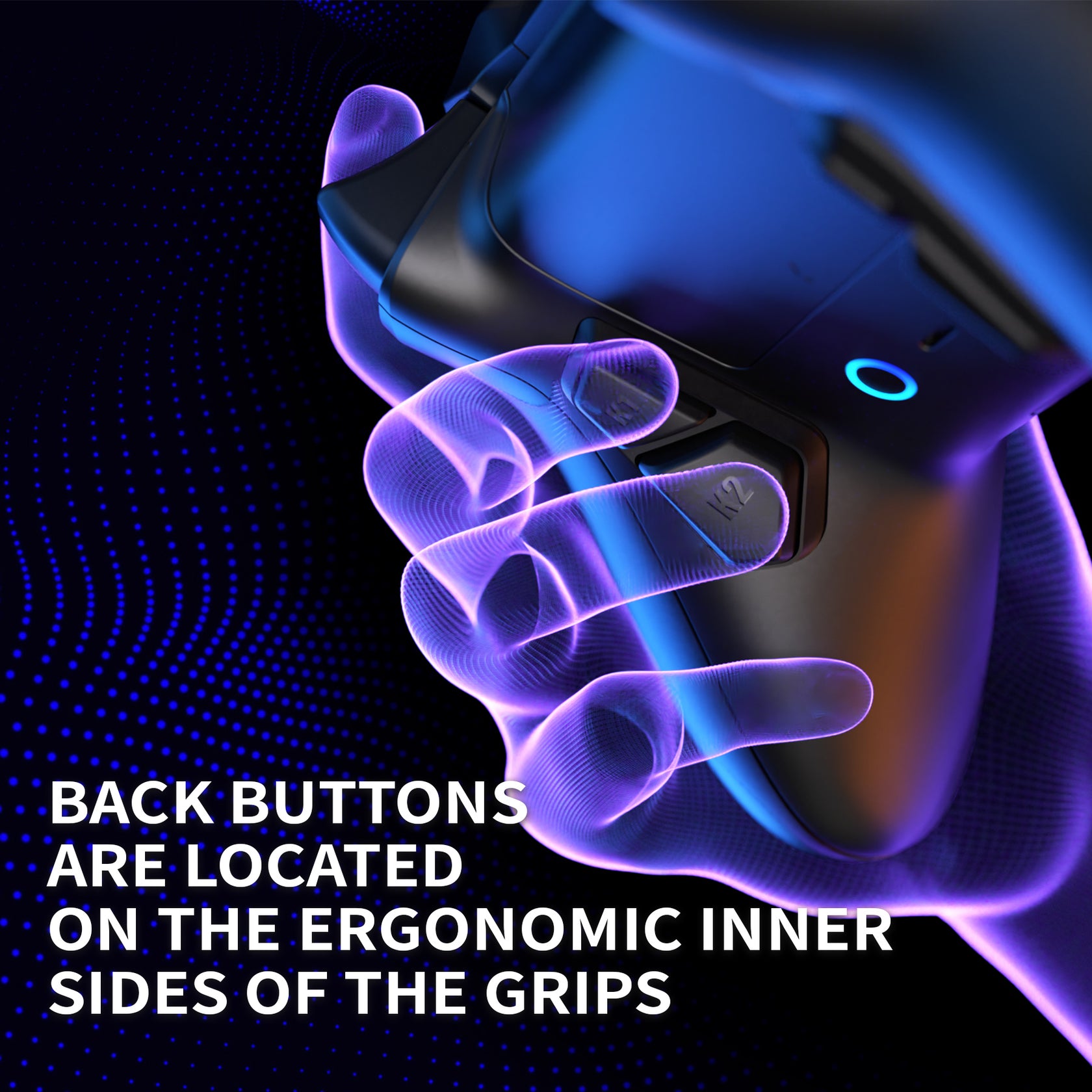 Solid Black Replacement Redesigned K1 K2 K3 K4 Back Buttons & Setting ...