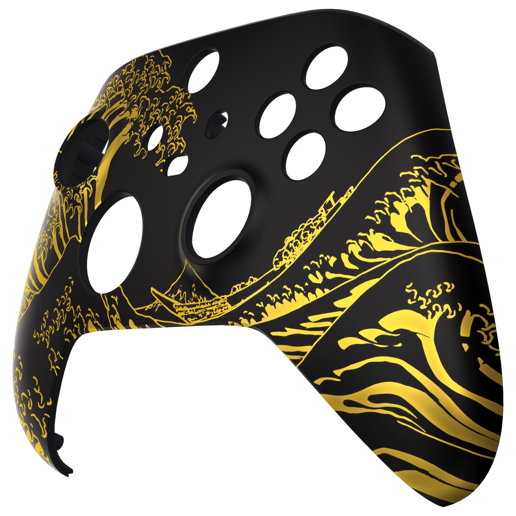 eXtremeRate The Great Golden Wave Off Kanagawa - Black Housing Shell ...