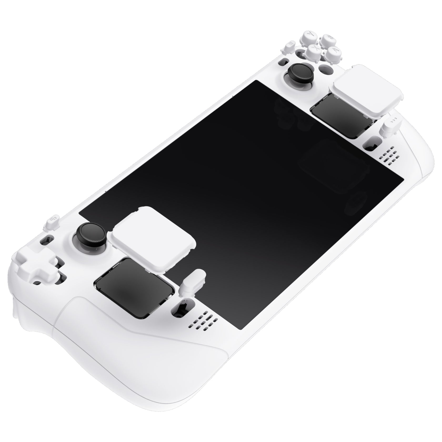eXtremeRate White Custom Faceplate Back Plate Shell for Steam Deck ...