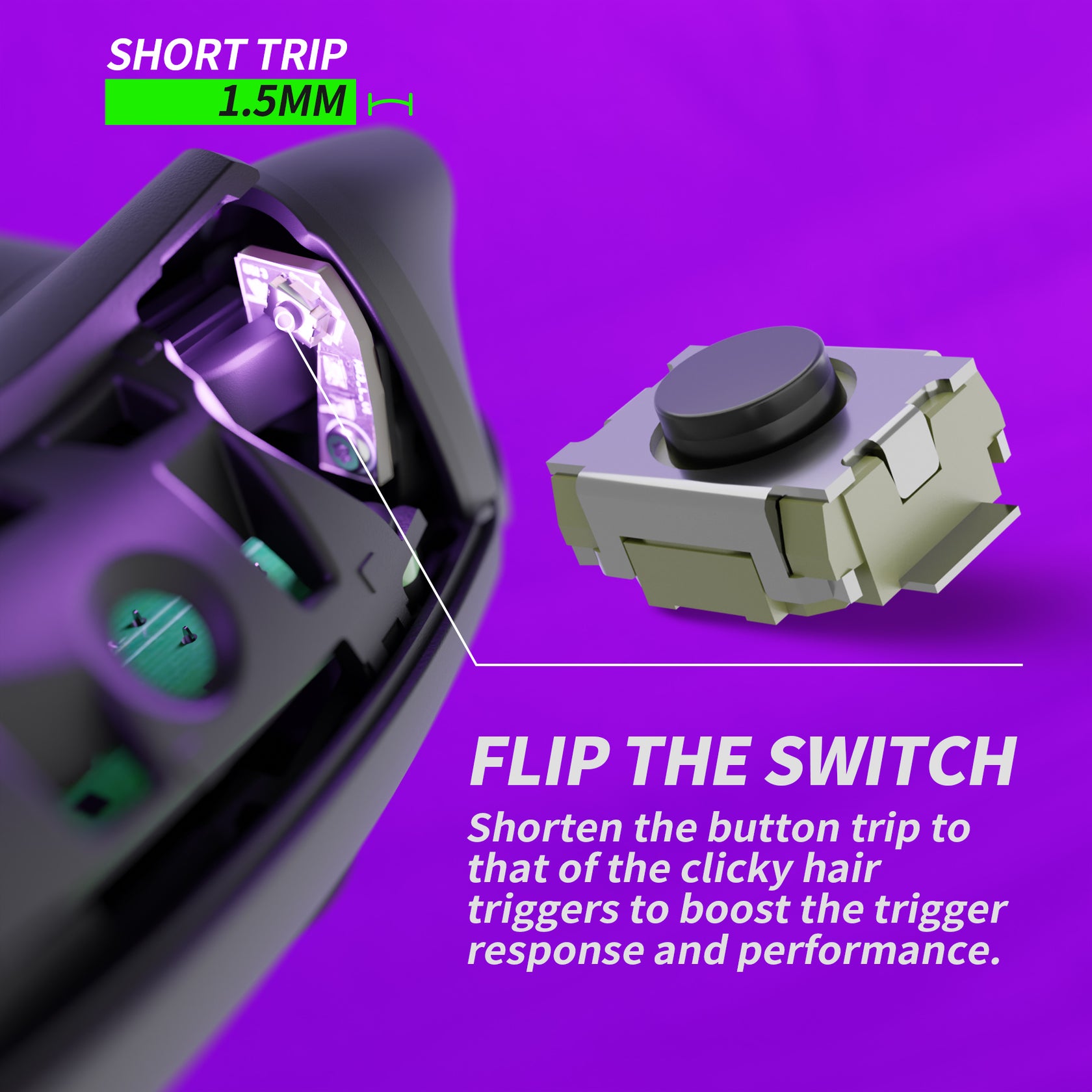 Turn Flexor Handle Grips Trigger Stop Kit To Clicky Version Diy Replacement Clicky Kit For