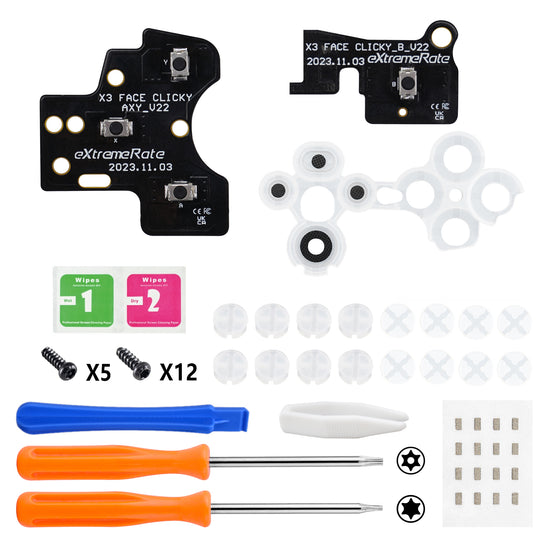 eXtremeRate ABXY Clicky Kit V2 for Xbox Core Controller Custom A B X Y ...