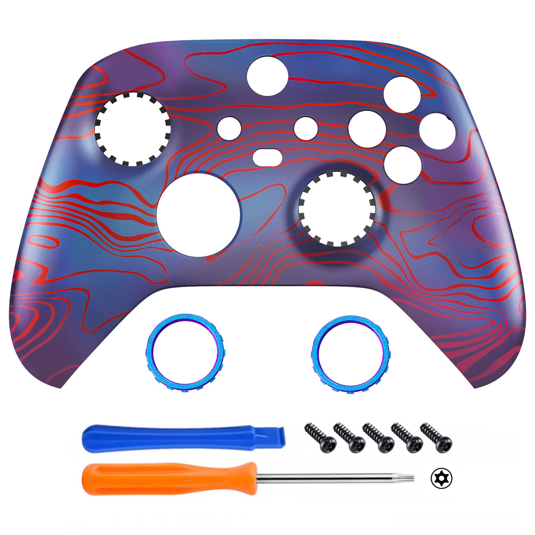 ASR Version Front Housing Shell with Accent Rings for Xbox Series X ...