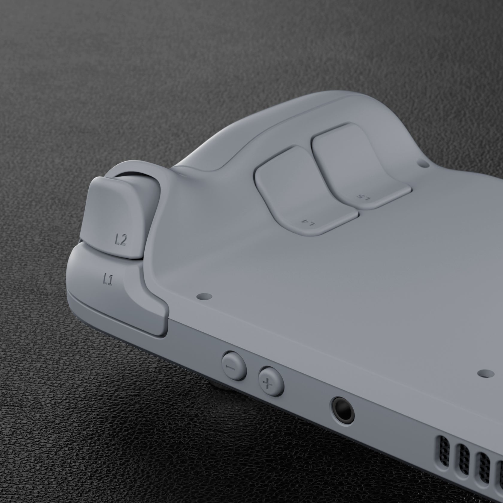 eXtremeRate New Hope Gray Custom Faceplate Back Plate Shell for Steam ...