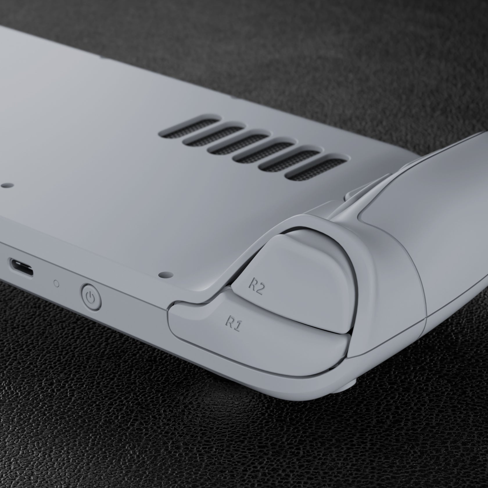 eXtremeRate New Hope Gray Custom Faceplate Back Plate Shell for Steam ...