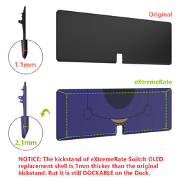 eXtremeRate Custom Replacement Full Set Shell with Buttons for Nintend ...