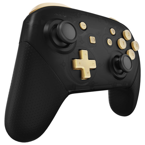 eXtremeRate Metallic Champagne Gold Repair ABXY D-pad ZR ZL L R Keys ...