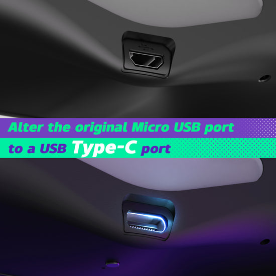 eXtremeRate Dawn Type-C Version Remap Kit for PS4 Slim Pro Controller ...