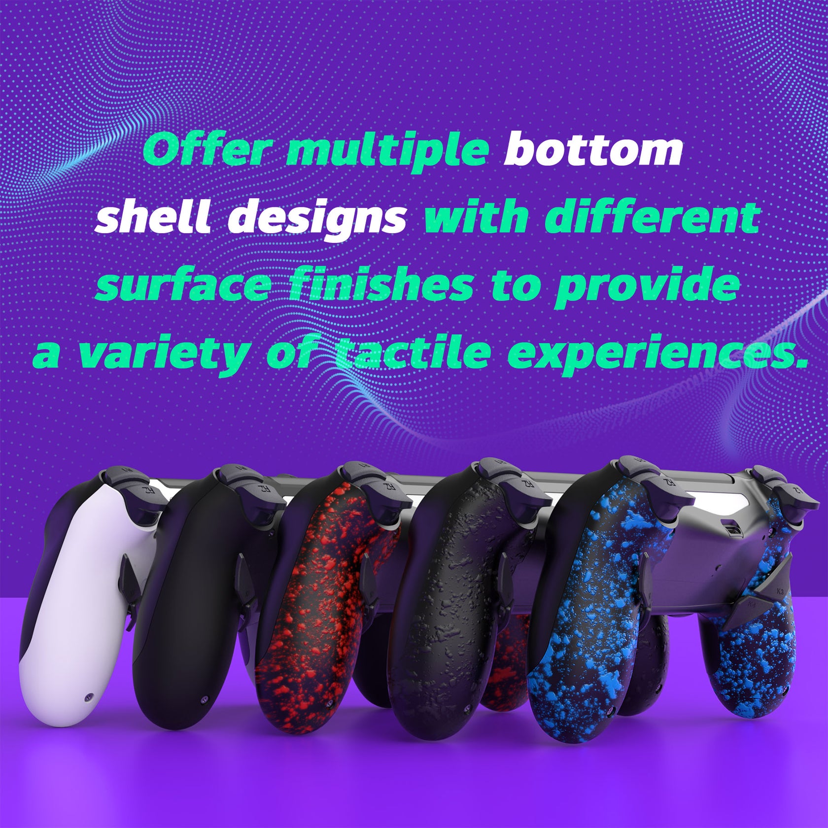 eXtremeRate Dawn Type-C Version Remap Kit for PS4 Slim Pro Controller ...