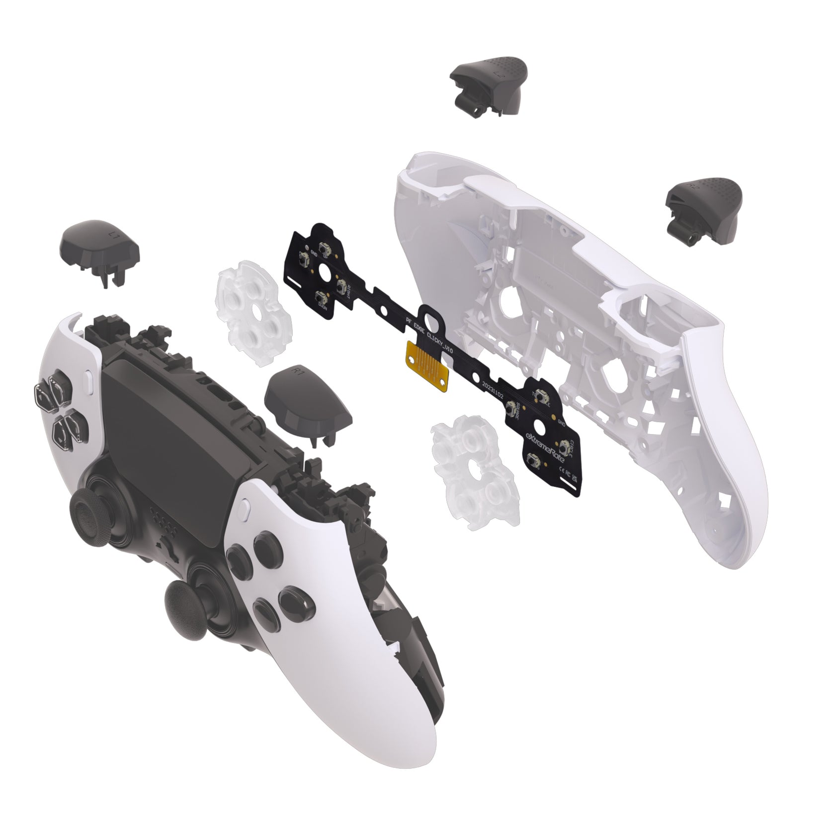 eXtremeRate Face Buttons Clicky Kit for PS5 Edge Controller, Custom ...