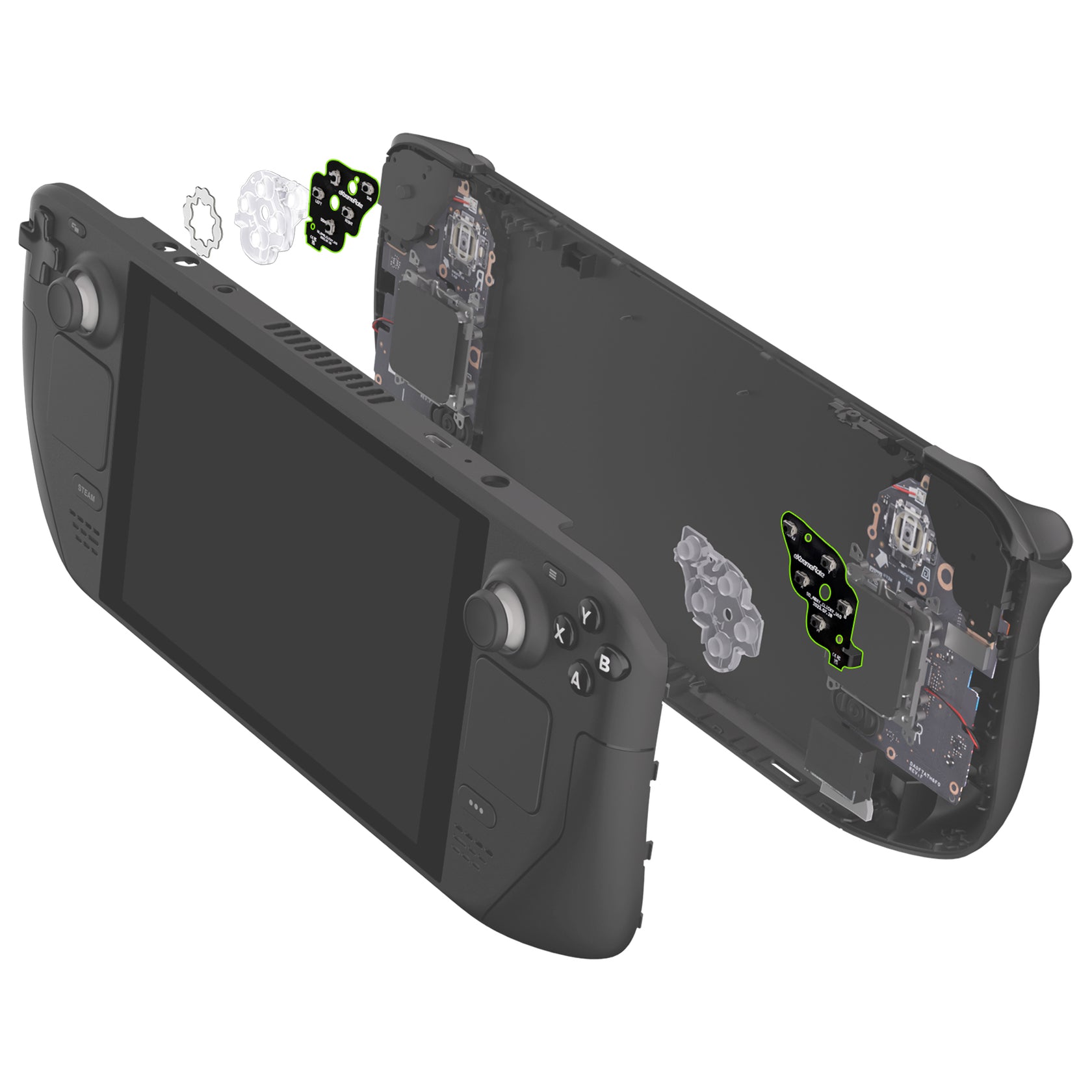 eXtremeRate Face Clicky Kit for Steam Deck Handheld Console, Custom ...