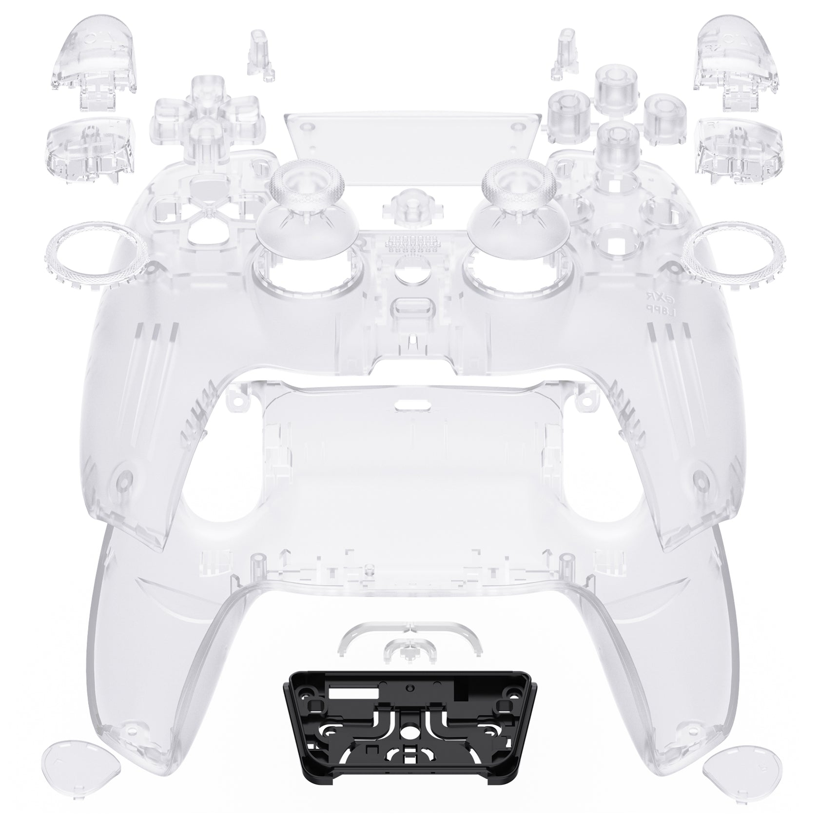 eXtremeRate PS5 Controller LUNA Redesigned Full Set Shells with Buttons ...