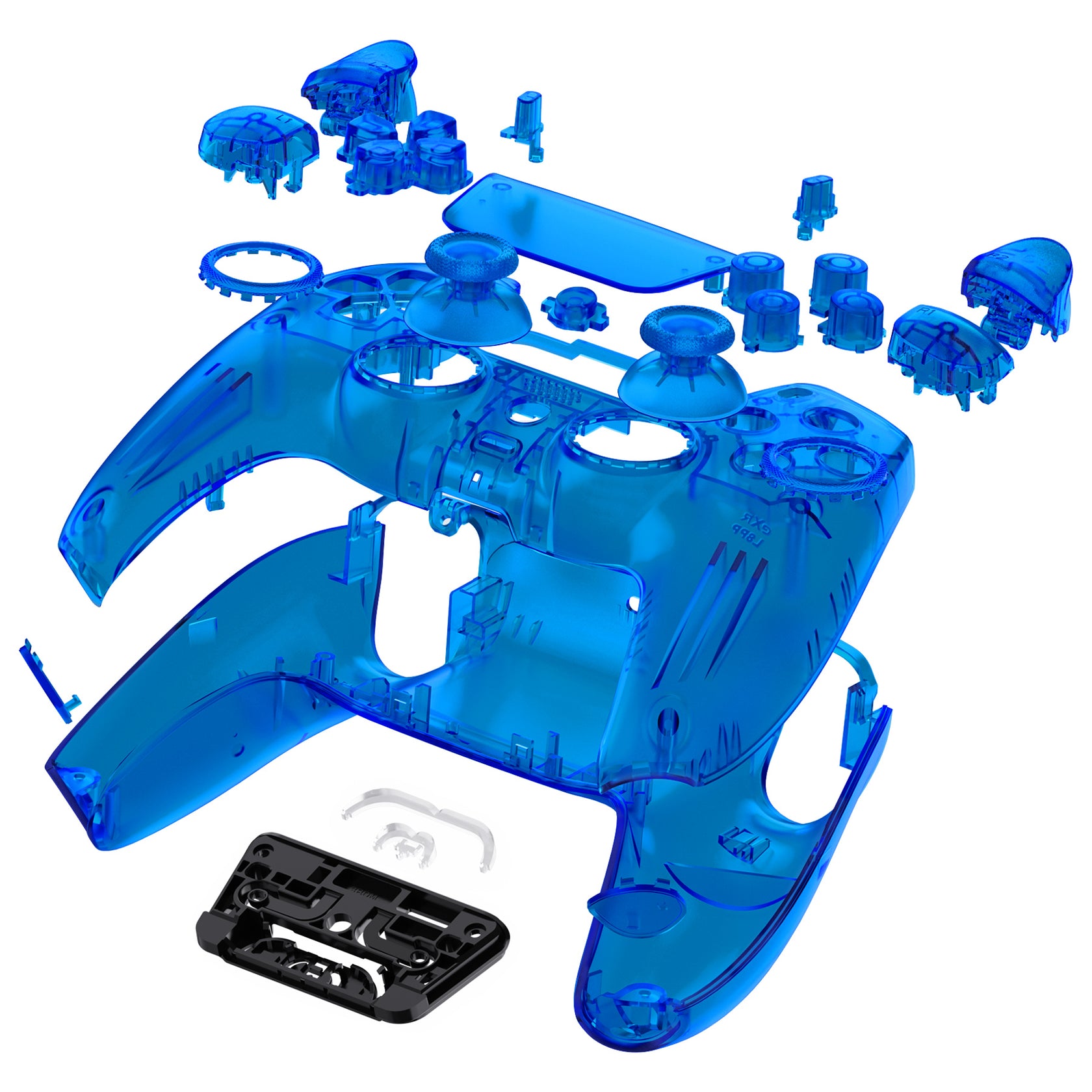 eXtremeRate PS5 Controller LUNA Redesigned Full Set Shells with Buttons ...