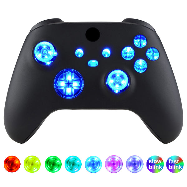 eXtremeRate Multi-Colors Luminated D-pad Thumbsticks Start Back Sync ...