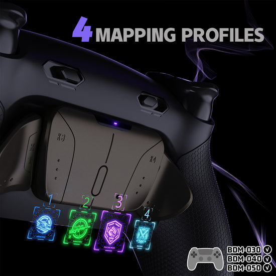 eXtremeRate Real Metal Buttons (RMB) Version RISE4 Plus MAX Back Paddl ...