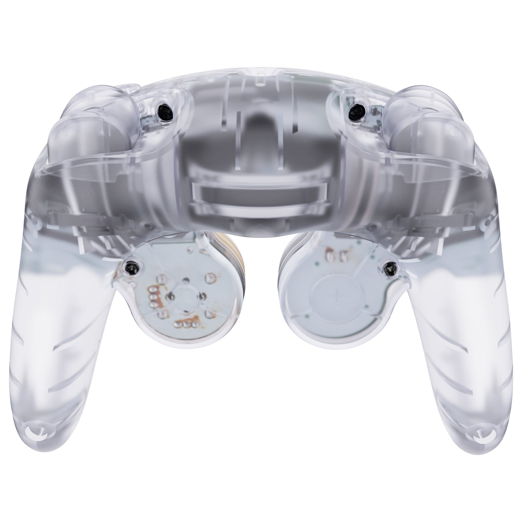 eXtremeRate Clear Faceplate Backplate for Nintendo Gamecube Controller ...