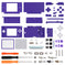 eXtremeRate Purple Replacement Full Housing Shell for Nintendo DS Lite ...
