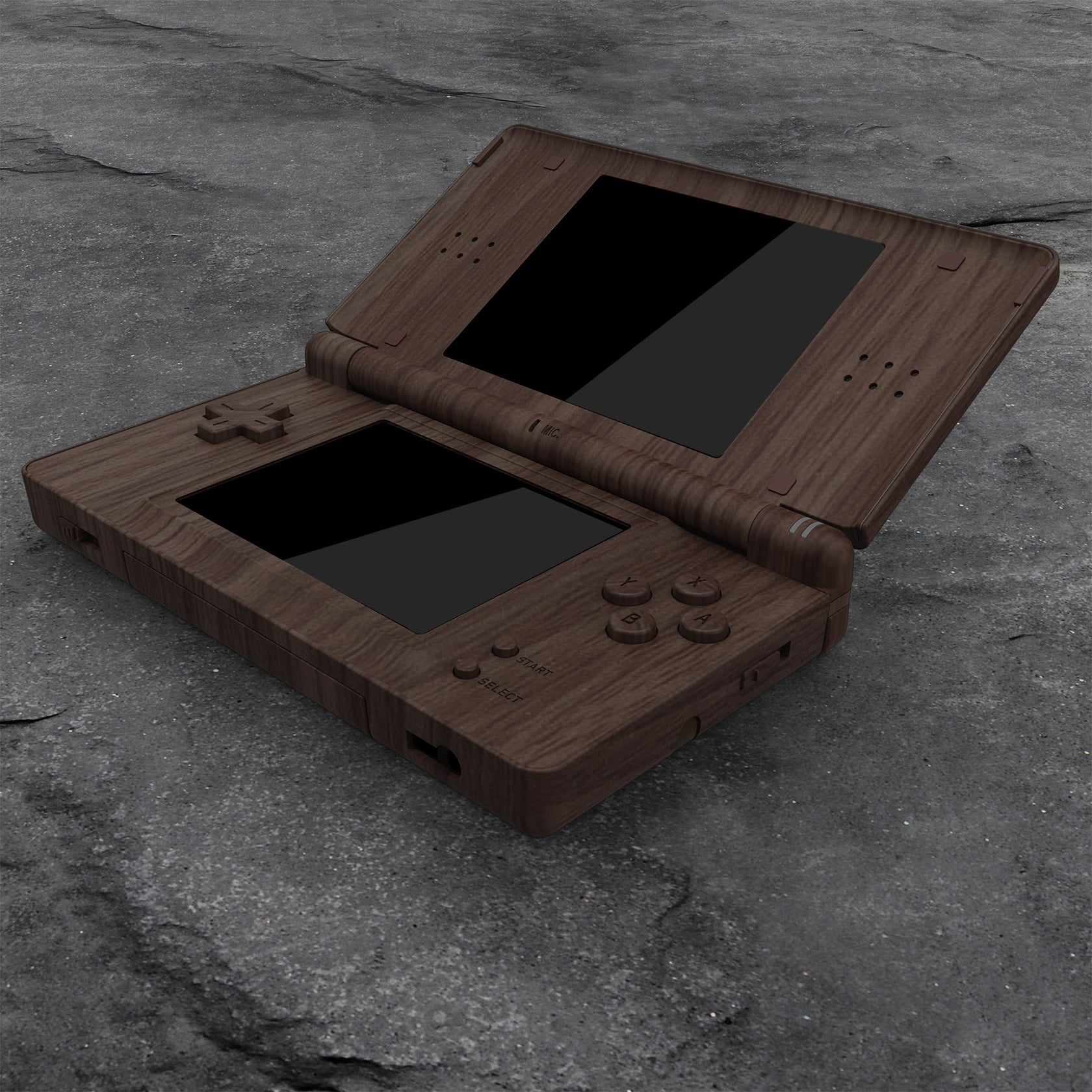 eXtremeRate Wood Grain Replacement Full Housing Shell for Nintendo DS ...