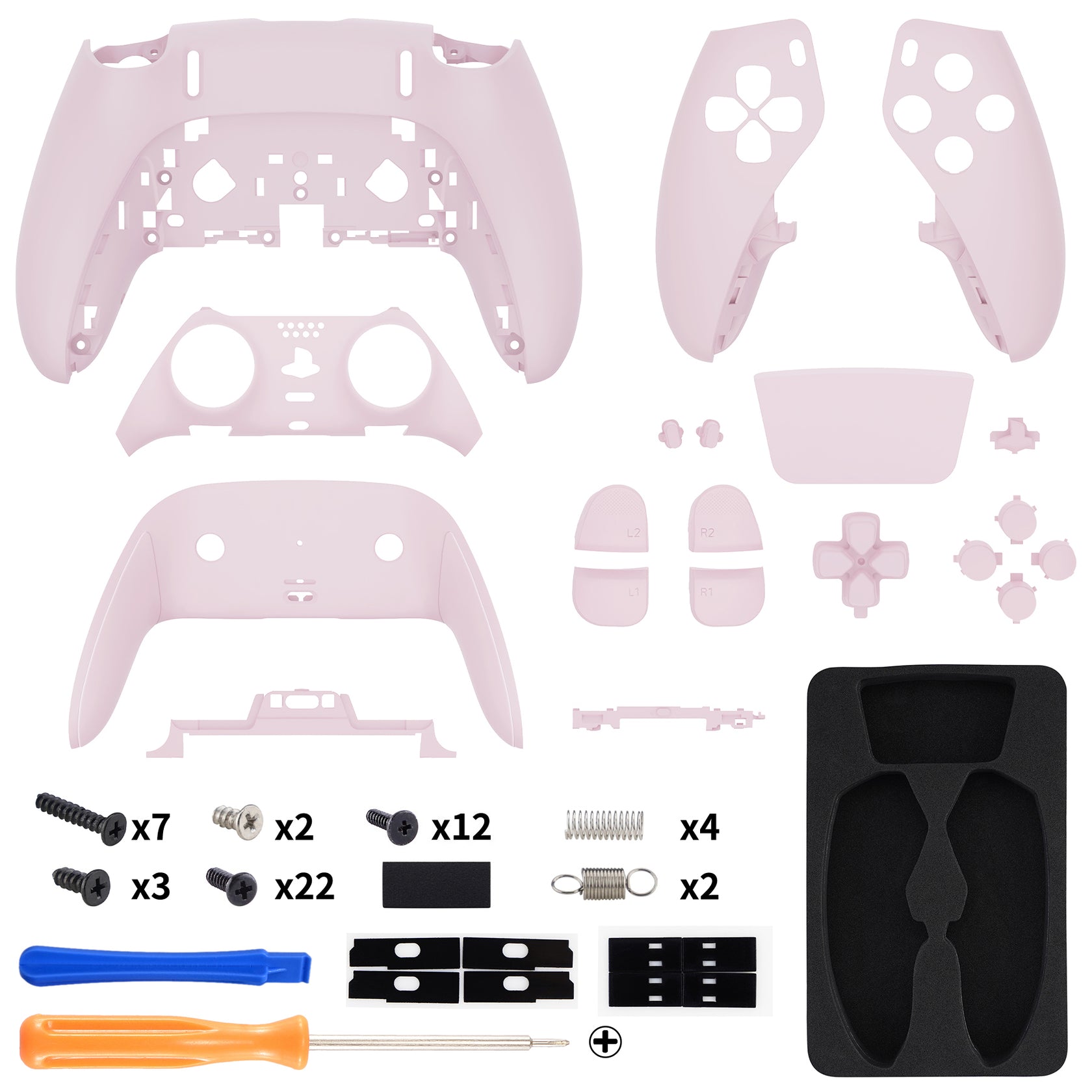 eXtremeRate Replacement Full Set Shells with Buttons Compatible with P ...