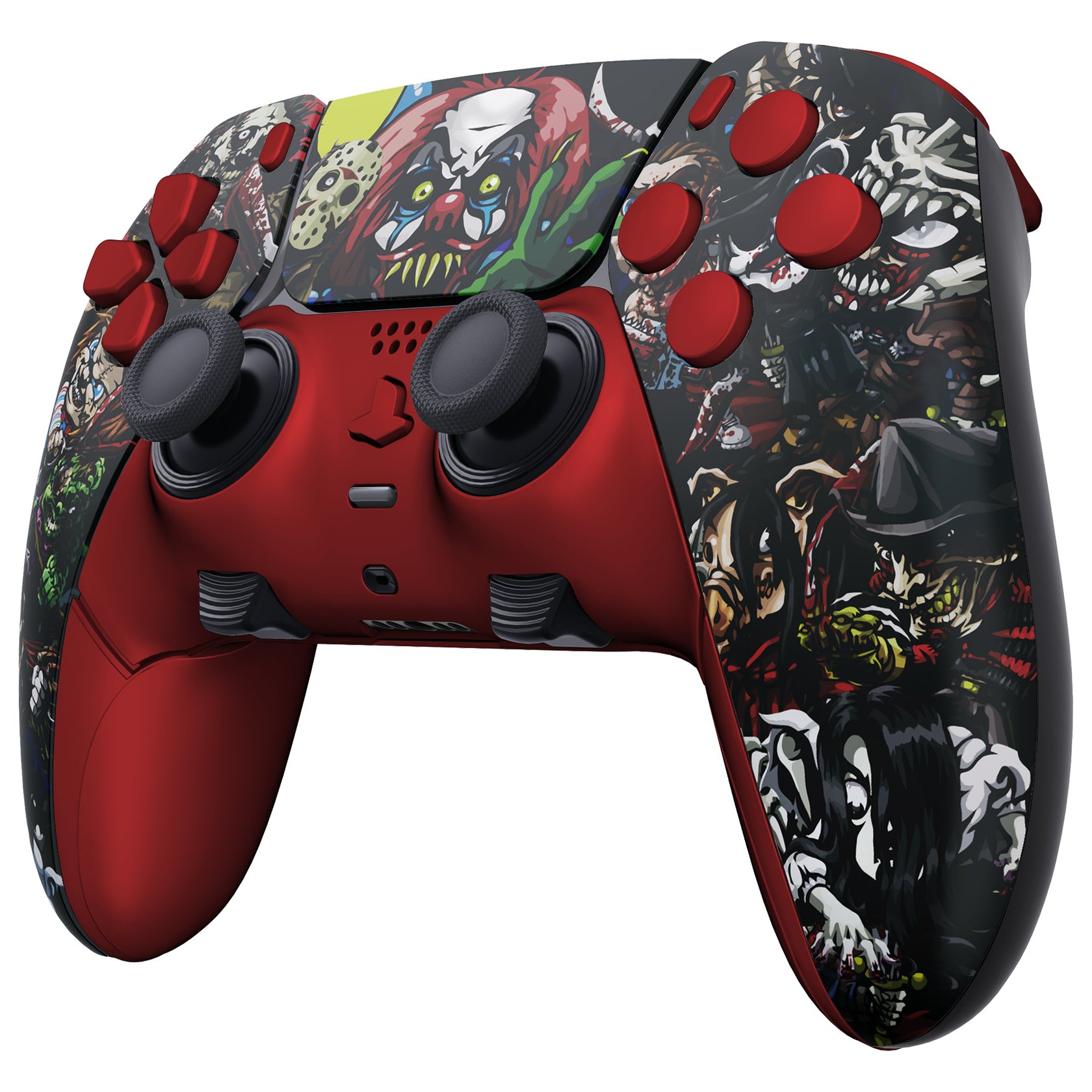 eXtremeRate Scary Party Full Set Housing Shell with Buttons Touchpad ...