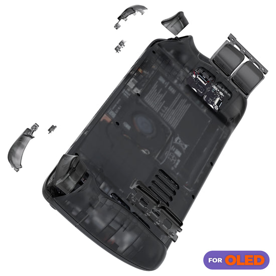 eXtremeRate Steam Deck OLED Replacement Full Set Shells with Buttons ...