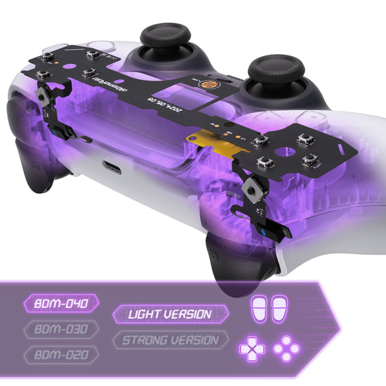 eXtremeRate Light Version Whole Clicky Kit for PS5 Controller BDM-040 ...