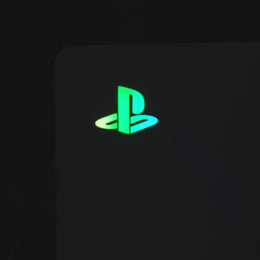 eXtremeRate 7 Colors 40 Effects RGB RAINBOW Logo LED Kit for PS5 Slim ...