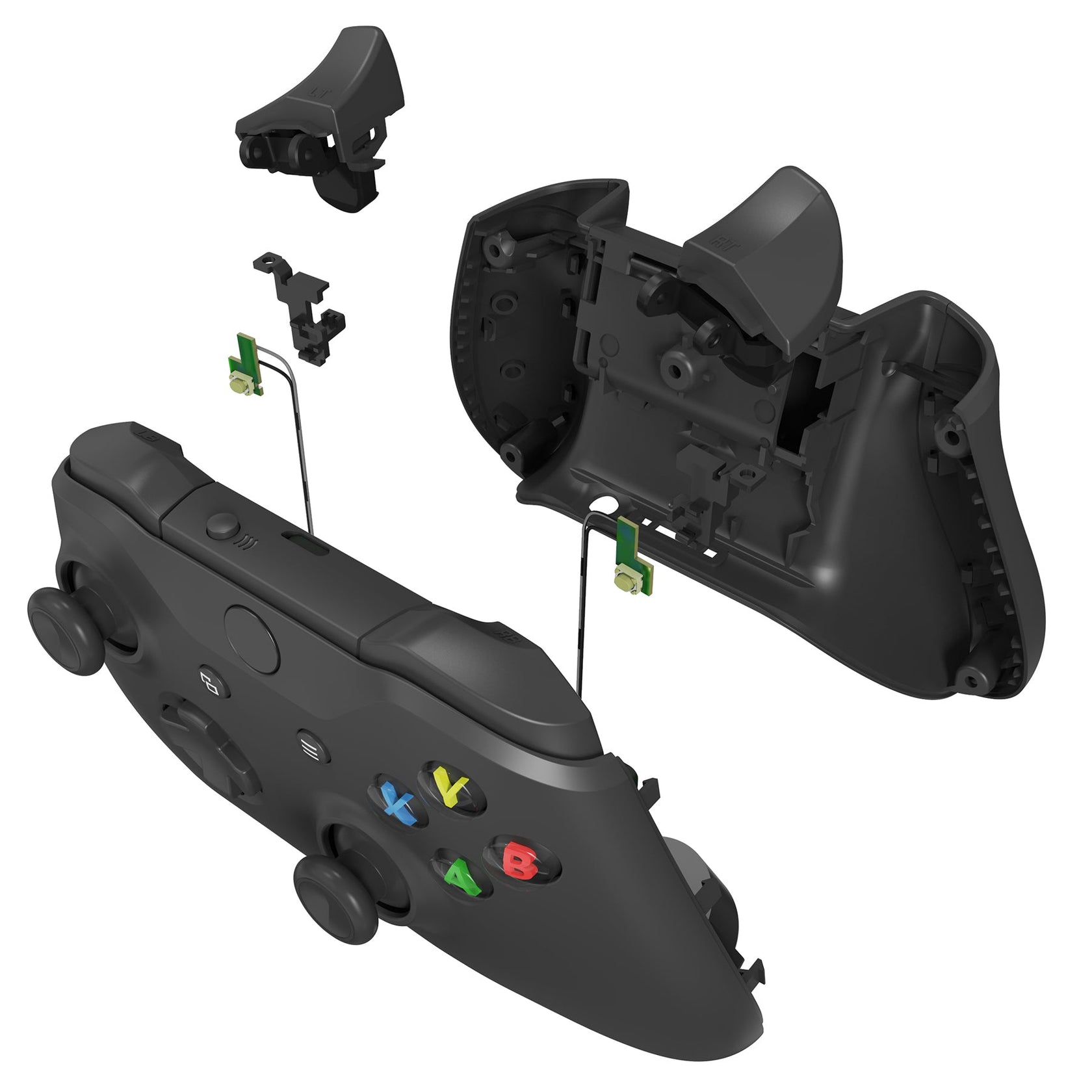 eXtremeRate Clicky Hair Trigger Kit for Xbox One X/S Controller LT RT ...