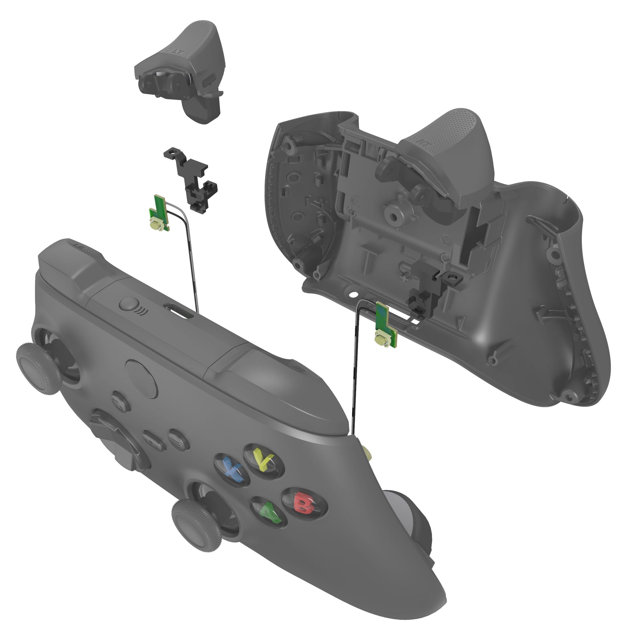 eXtremeRate Clicky Hair Trigger Kit for Xbox Series X/S Controller LT ...