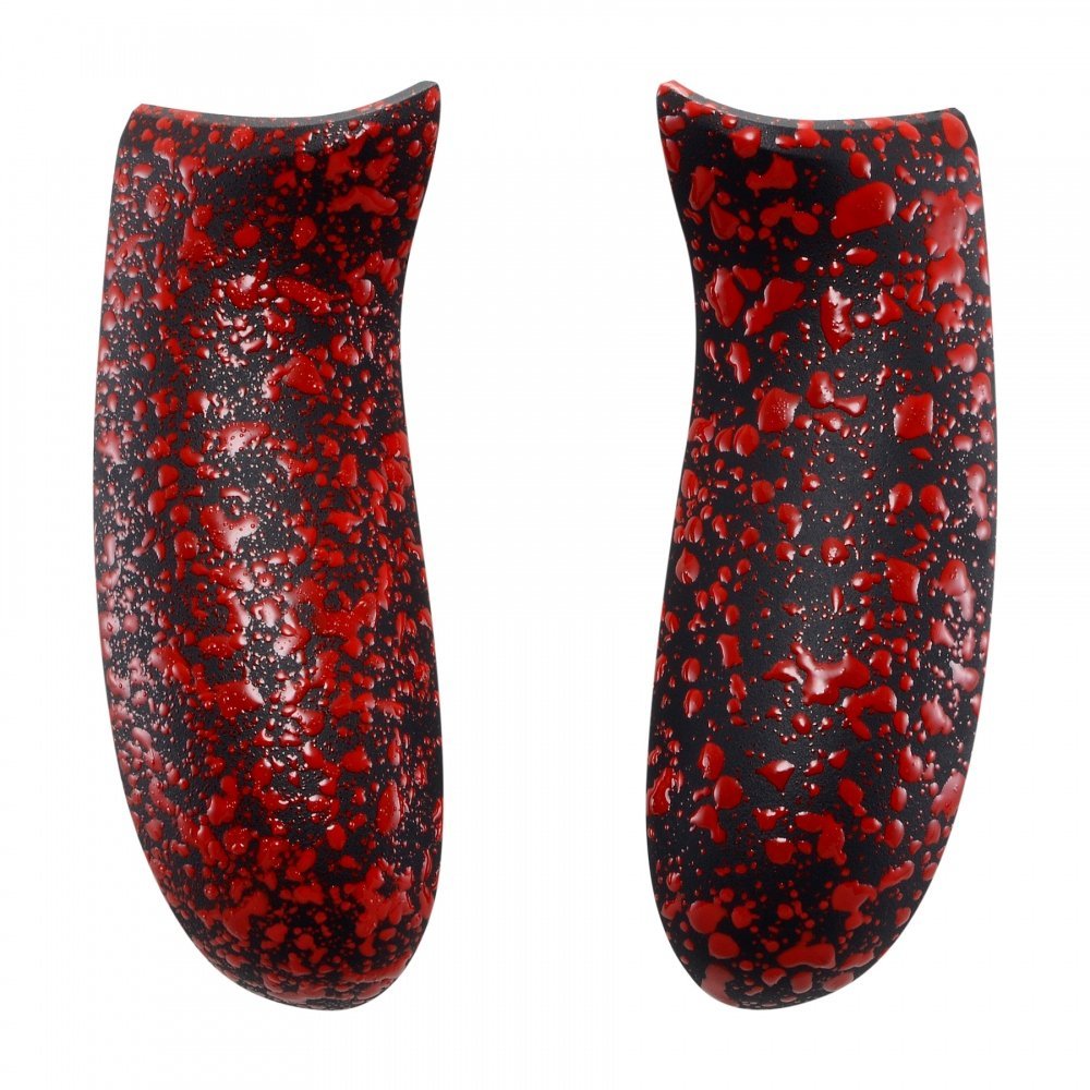 eXtremeRate Textured Red Back Panels, Comfortable Non-Slip Side Rails ...