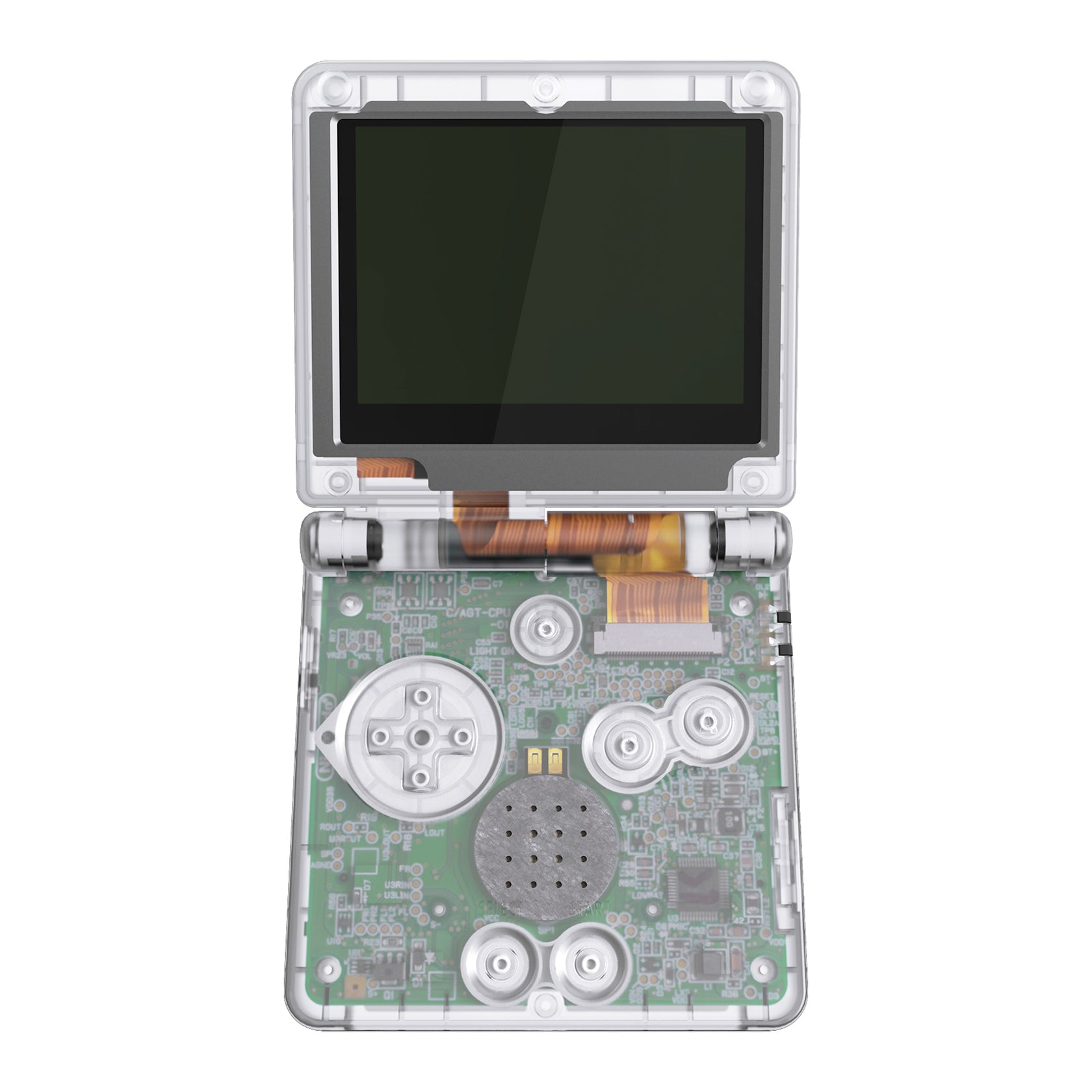 IPS Ready Upgraded eXtremeRate Clear Custom Replacement Housing Shell ...