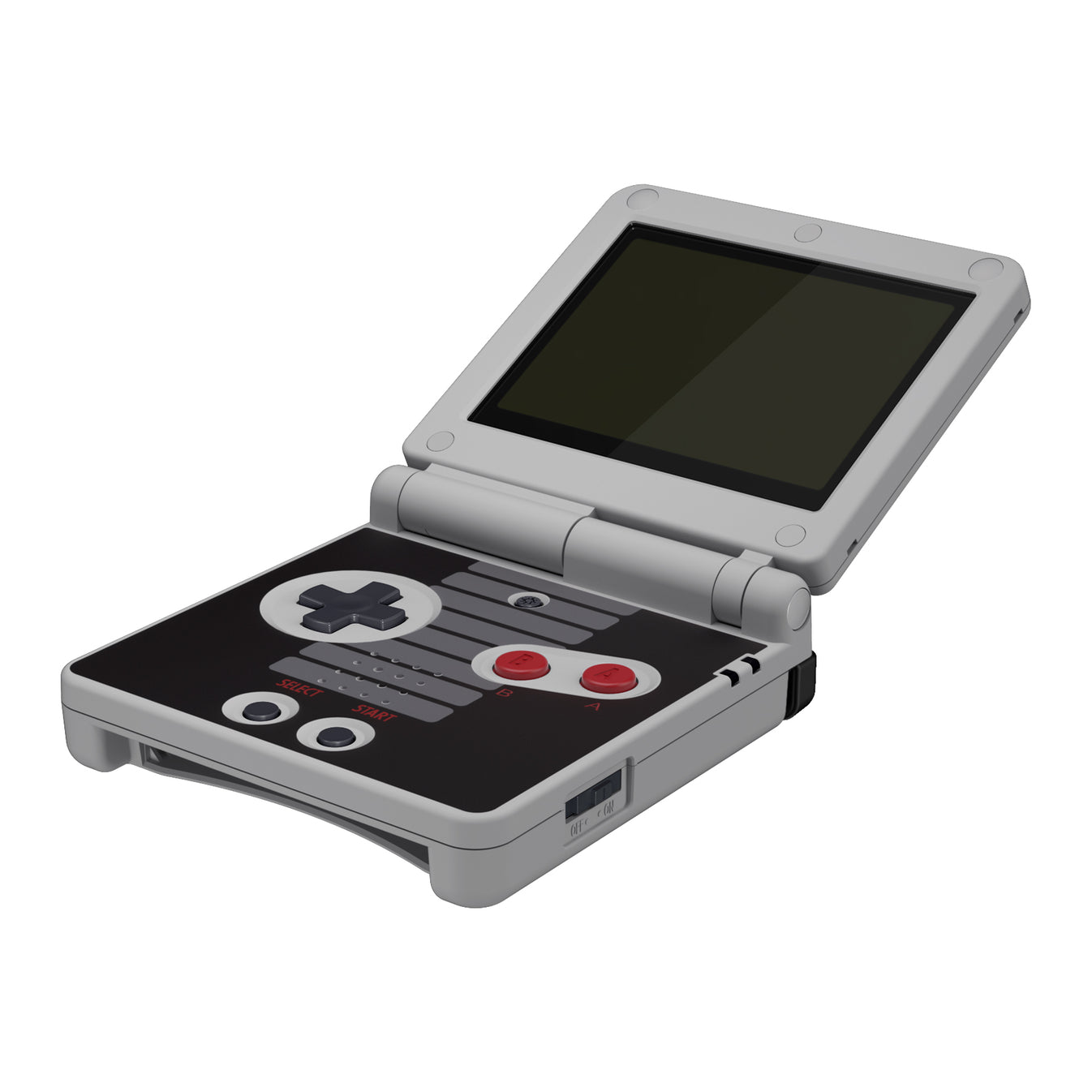 IPS Ready Upgraded eXtremeRate Classic NES Style Custom Replacement ...