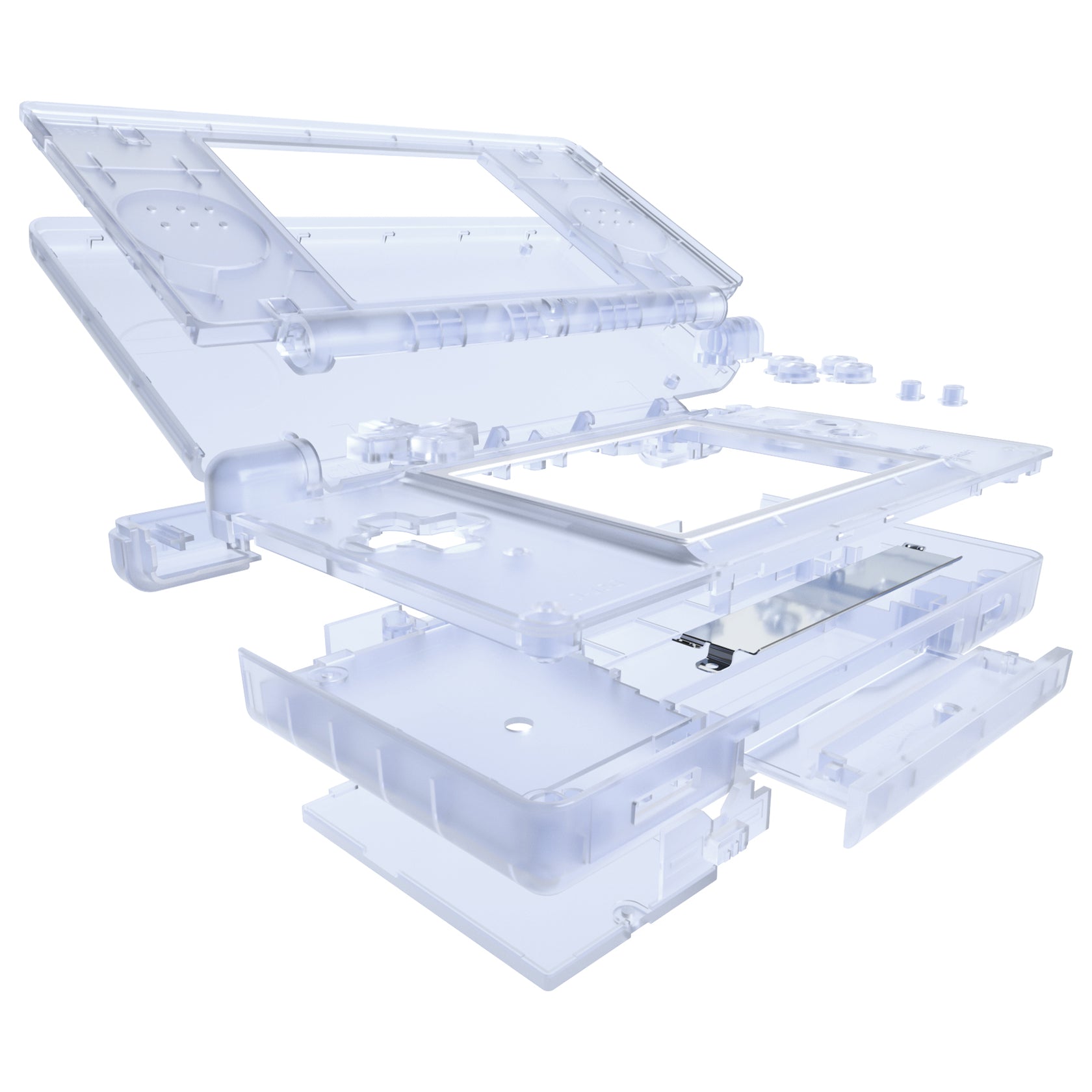 eXtremeRate Glacier Blue Replacement Full Housing Shell for Nintendo DS ...