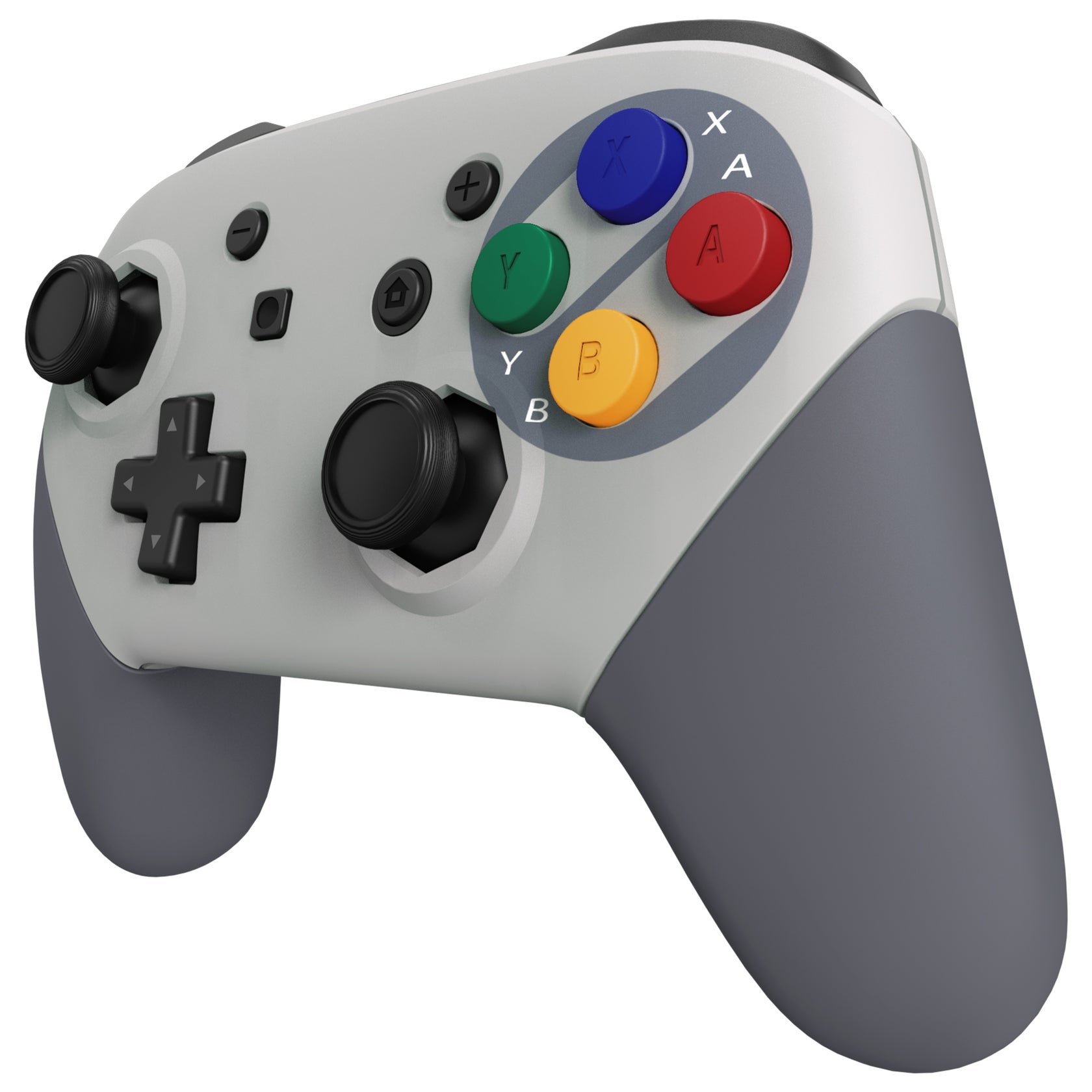 eXtremeRate SFC SNES Classic EU Style Faceplate Backplate Handles Cover ...