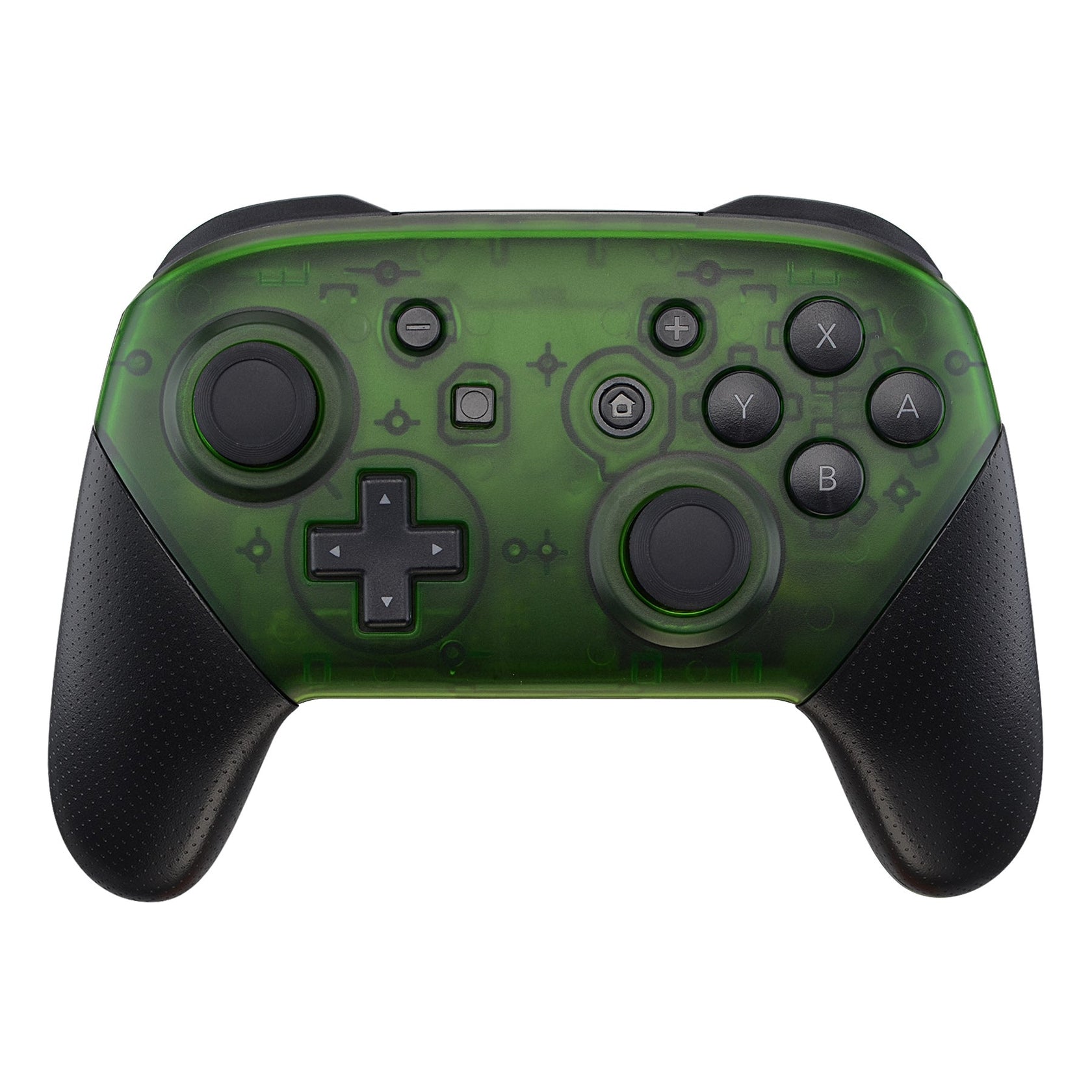 eXtremeRate Transparent Clear Green Faceplate and Backplate for ...