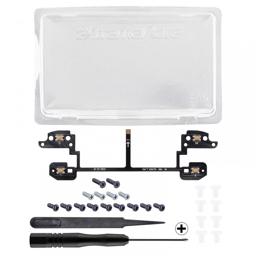 eXtremeRate Clicky Hair Trigger Kit for Nintendo Switch Pro Controller ...