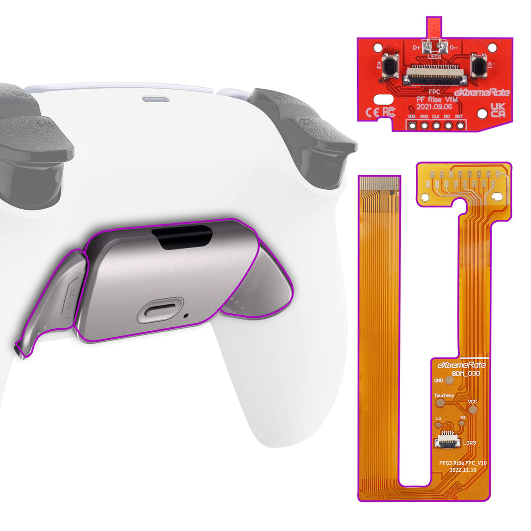 Real Metal Buttons (RMB) Version RISE Remap kit for PS5 Controller BDM ...